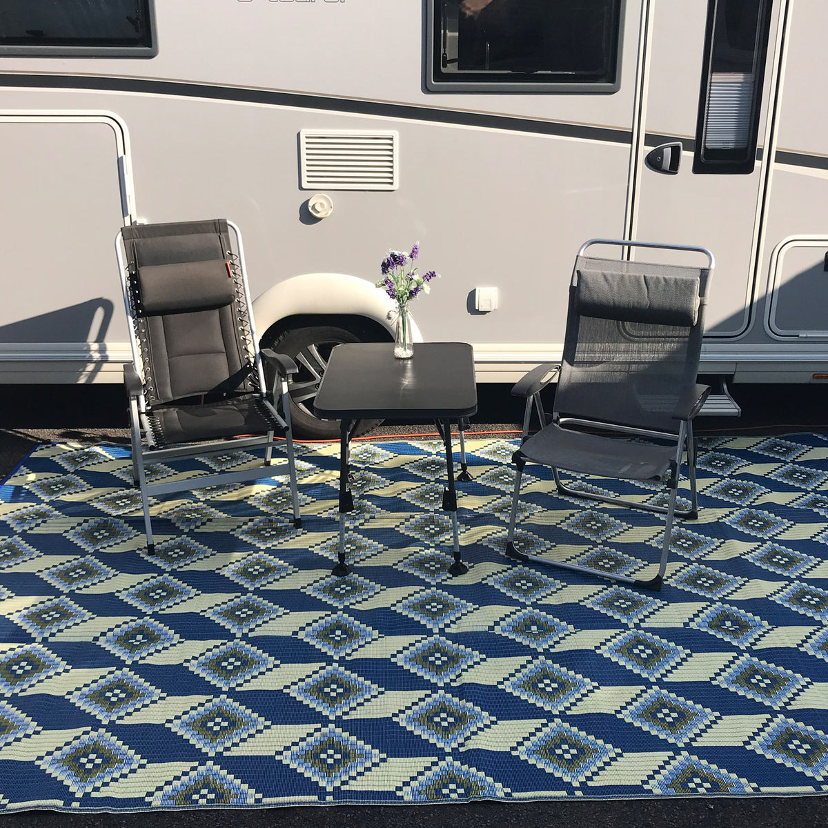 Caravan & Motorhome Moroccan Matting – Outdoor Matting Company