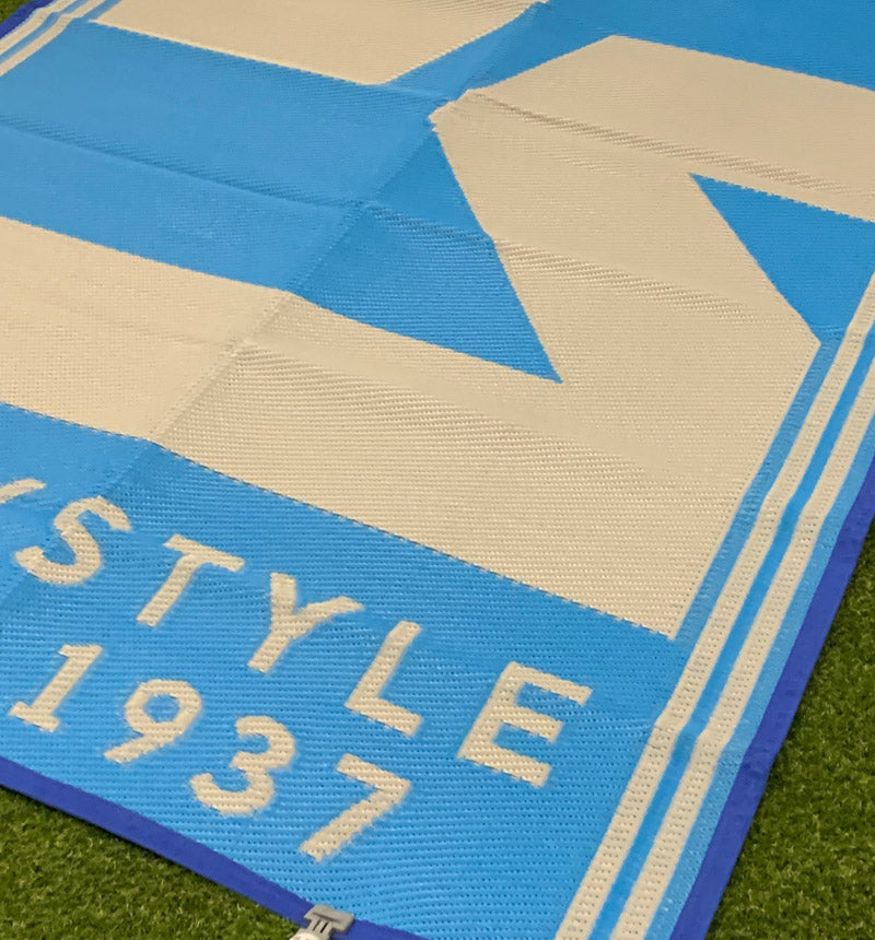 Volkstyle - Blue/Grey – Outdoor Matting Company