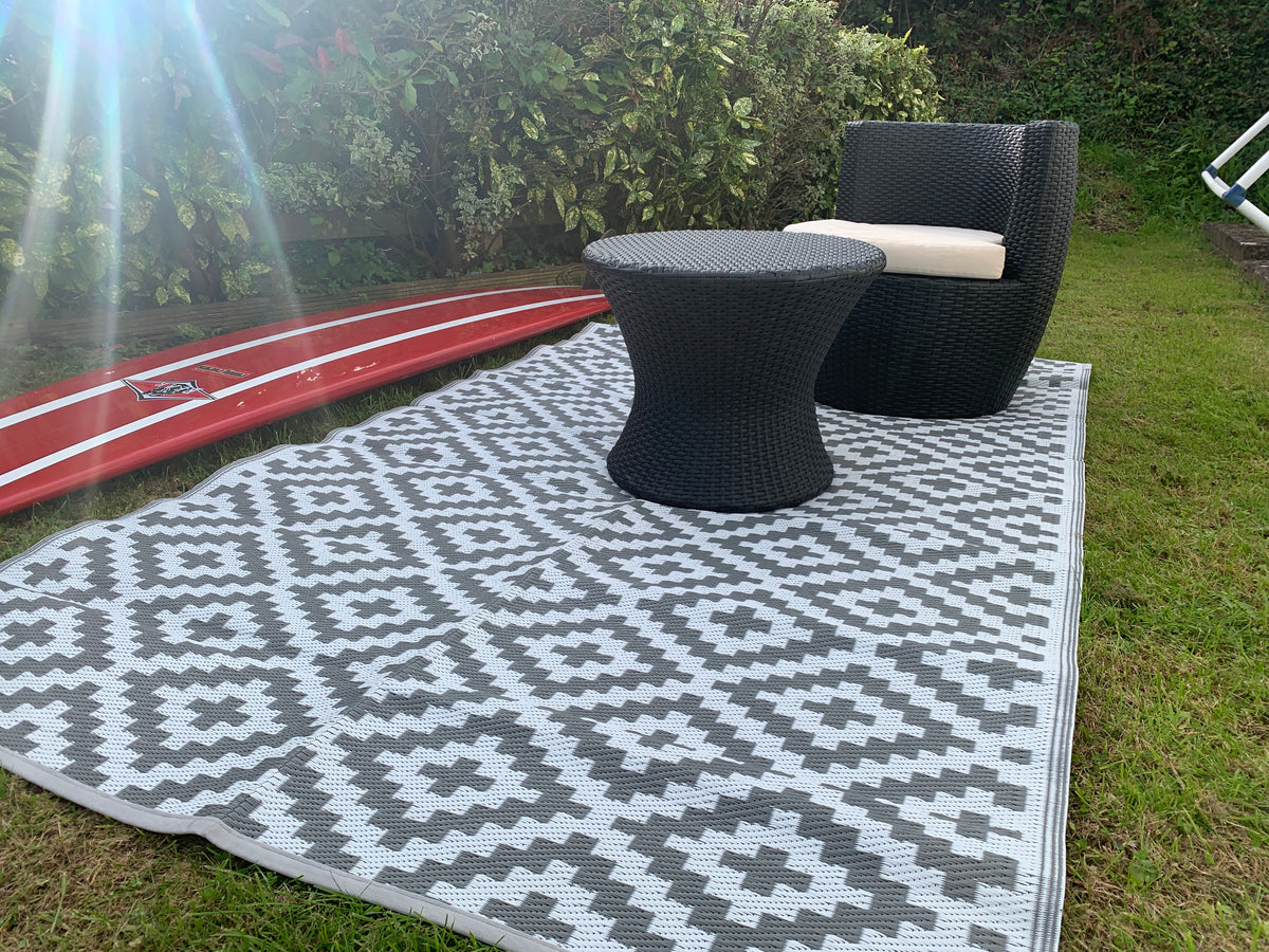 New Grey/White Diamond – Outdoor Matting Company